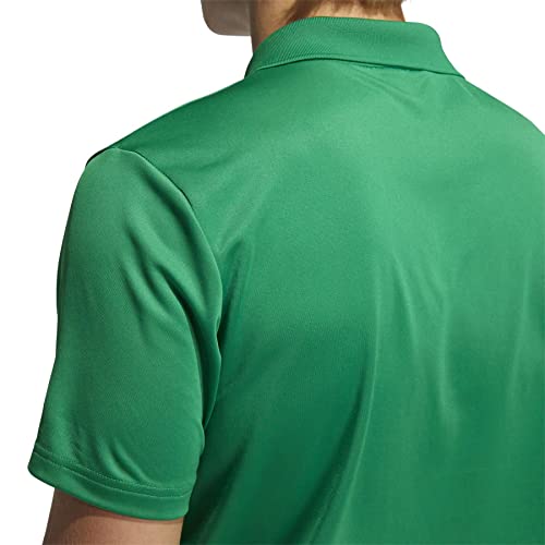 adidas Golf Men's Performance Primegreen Polo Shirt, Green, Large