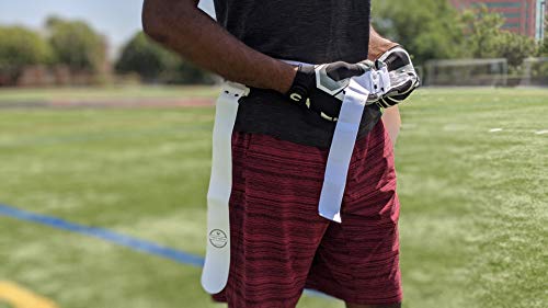 Public Sports Flag Football Belt - 2 Flags - Single (White)