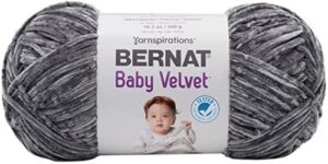 bernat vapor gray yarn baby velvet bb