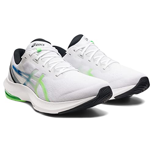 ASICS Men's Gel-Pulse 13 Running Shoes, 11, White/Bright Lime