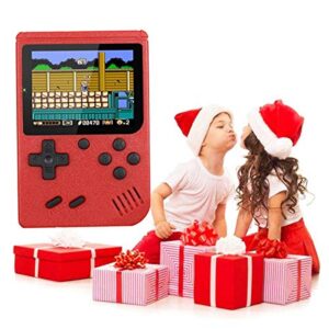 RFiotasy Retro Game Machine Handheld Game Console with 400 Classical FC Game Console Support for Connecting TV Gift Birthday for Kids and Adult (ZJ-red)