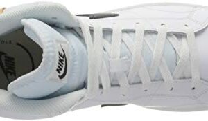 NIKE Men's Court Royale 2 MID Running Shoe, White Black White Onyx, 14 Narrow