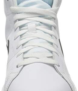 NIKE Men's Court Royale 2 MID Running Shoe, White Black White Onyx, 14 Narrow