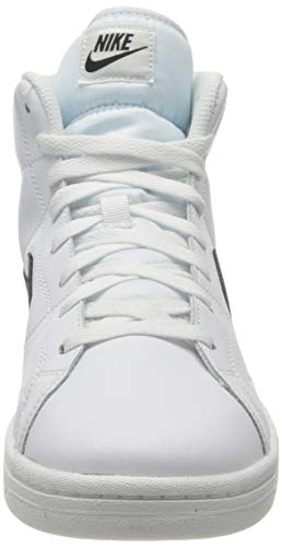 NIKE Men's Court Royale 2 MID Running Shoe, White Black White Onyx, 14 Narrow