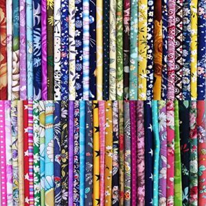 50pcs 10 x 10 inches cotton fabric bundle squares for quilting sewing, precut fabric squares for craft patchwork