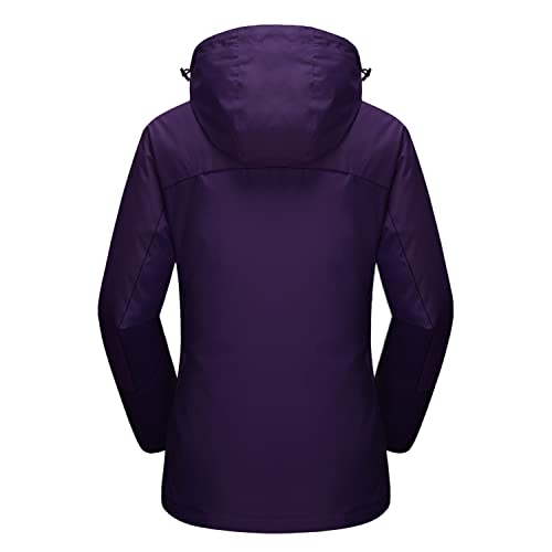 MAGCOMSEN Winter Coats for Women Ski Jacket Waterproof Jacket Fleece Lined Jacket Rain Jacket Snow Jacket Winter Jacket Raincoats for Women