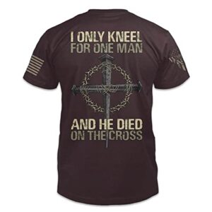 Only Kneel for One Maroon X-Large