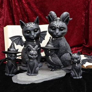 Nemesis Now Purrah Witches Hat Occult Cat Figurine, 13.5cm, Black