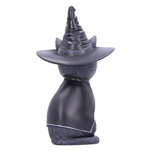 Nemesis Now Purrah Witches Hat Occult Cat Figurine, 13.5cm, Black