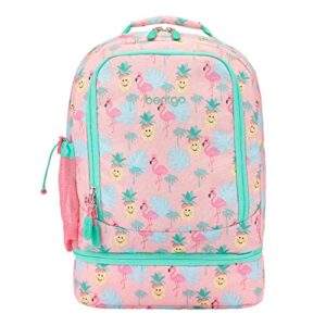 bentgo kids 2-in-1 backpack & insulated lunch bag (tropical)