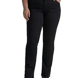 Lee Women's Plus Size Legendary Mid Rise Bootcut Jean Black 20 Plus Petite