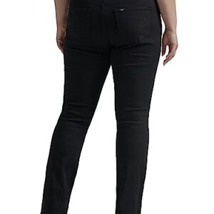 Lee Women's Plus Size Legendary Mid Rise Bootcut Jean Black 20 Plus Petite