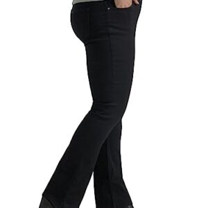 Lee Women's Plus Size Legendary Mid Rise Bootcut Jean Black 20 Plus Petite