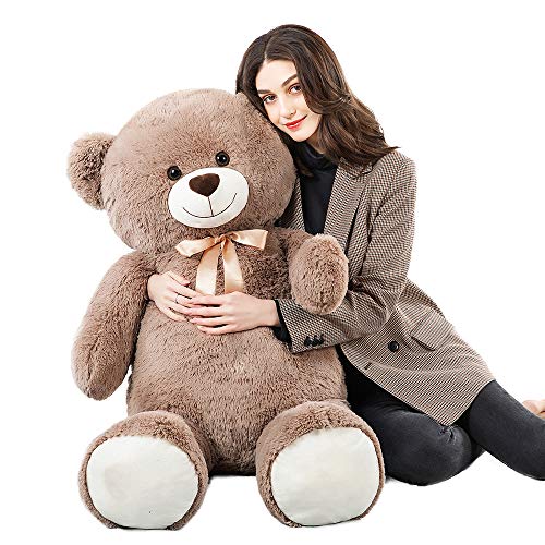 Tezituor Big Teddy Bear,52'' Giant Stuffed Animal Plush,Soft Gifts for Valentine, Christmas, Birthday.