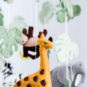 Jungle Animals Baby Mobile, Room Decor, Safari Theme Nursery, Wild Animals Decoration