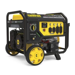 champion power equipment 100891 9375/7500-watt dual fuel portable generator, electric start