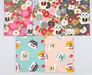 moonyli cotton fabric patchwork precut fabric scraps diy christmas quilting fabric fat quarters precut fabric bundles craft christmas party supplies printed fabric 5050cm