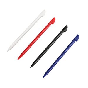 3ds xl stylus pen, replacement stylus compatible with nintendo 3ds xl, 4 in 1 combo touch styli pen set multi color for 3ds xl