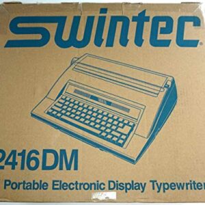 Swintec 2416DM Electronic Portable Typewriter (64K Memory) (Renewed)