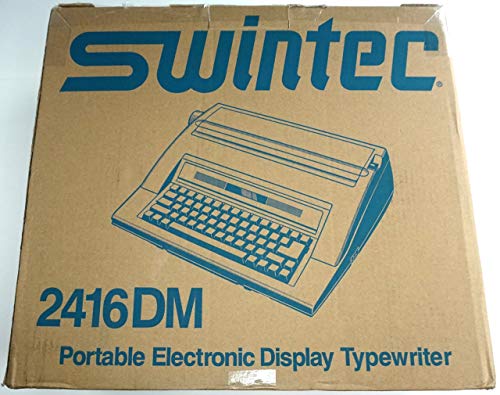 Swintec 2416DM Electronic Portable Typewriter (64K Memory) (Renewed)