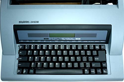 Swintec 2416DM Electronic Portable Typewriter (64K Memory) (Renewed)