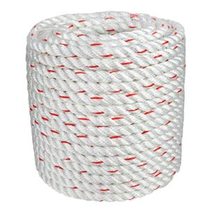 arborist bull rope | high strength polyester | tree hoist rigging line | 5/8 inch x 150 feet, no eye splice