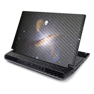 mightyskins skin for alienware area-51m r2 (2020) - abstract black | protective, durable, and unique vinyl decal wrap cover | easy to apply, remove, and change styles | made in the usa