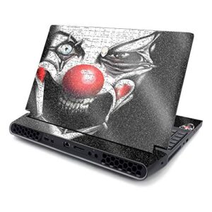 mightyskins skin for alienware area-51m r2 (2020) - abstract black | protective, durable, and unique vinyl decal wrap cover | easy to apply, remove, and change styles | made in the usa