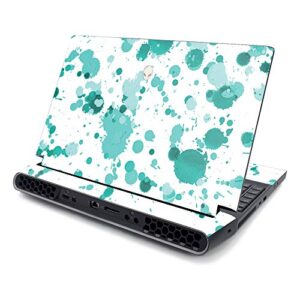 mightyskins skin for alienware area-51m r2 (2020) - abstract black | protective, durable, and unique vinyl decal wrap cover | easy to apply, remove, and change styles | made in the usa