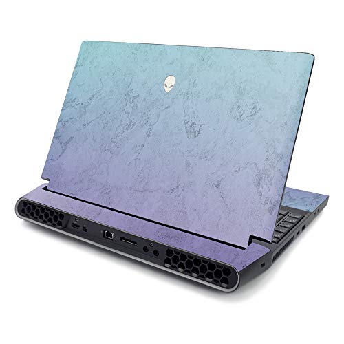 MightySkins Skin for Alienware AREA-51M R2 (2020) - Abstract Black | Protective, Durable, and Unique Vinyl Decal wrap Cover | Easy to Apply, Remove, and Change Styles | Made in The USA