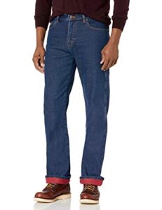 dickies men's warming temp-iq denim 5-pocket jean, stonewashed indigo, 36w x 32l