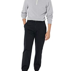 Amazon Essentials Men's Straight-Fit Jogger Pant, Black, X-Large