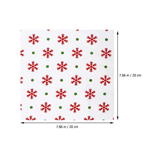 20pcs Christmas Cotton Fabric Bundles Sewing Square Fabric Christmas Patterns Quilting Fabric Patchwork Precut Fabric Scraps for DIY Craft Christmas Party Supplies Random Style