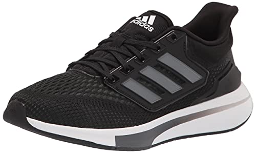 adidas Men's EQ21 Running Shoe Black/Iron Metallic/Carbon 10