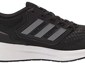 adidas Men's EQ21 Running Shoe Black/Iron Metallic/Carbon 10