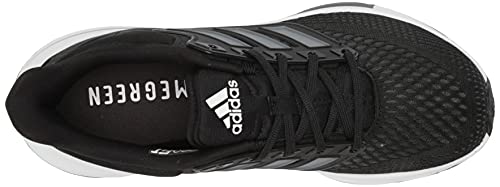 adidas Men's EQ21 Running Shoe Black/Iron Metallic/Carbon 10