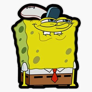 spongbob sticker boy sticker vinyl bumper sticker decal high quality waterproof 5"