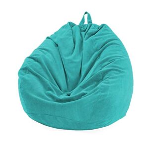 calidaka stuffed animal storage bean bag chair slipcover (no beans) for kids and adults.soft premium corduroy stuffable beanbag for organizing children plush toys or memory foam