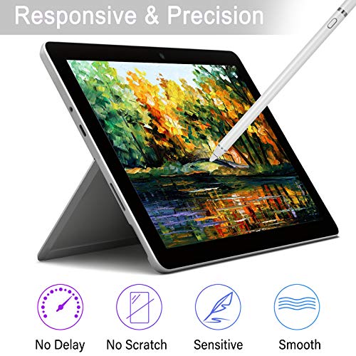 Active Stylus Pens for Touch Screens, Digital Stylish Pen Pencil Rechargeable Compatible with Most Capacitive Touch Screens