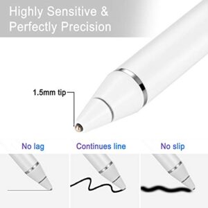 Active Stylus Pens for Touch Screens, Digital Stylish Pen Pencil Rechargeable Compatible with Most Capacitive Touch Screens