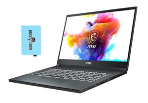 msi creator 15 a10sd-015 gaming and entertainment laptop (intel i7-10750h 6-core, 32gb ram, 2tb m.2 sata ssd, gtx 1660 ti, 15.6" full hd (1920x1080), wifi, bluetooth, win 10 pro) with hub