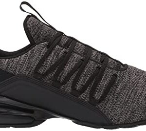 PUMA Men's Axelion Running Shoe, Multi Black-Castlerock, 10