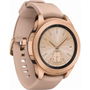 Samsung Galaxy Smart Watch (GPS) 42mm Stainless Steel Case, Rose Gold (Renewed)