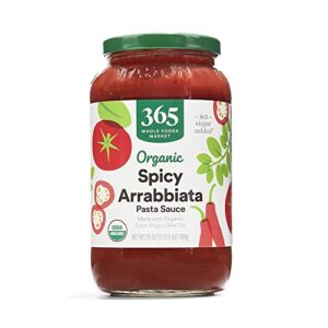 365 by whole foods market, organic arrabbiata pasta sauce, 25 ounce