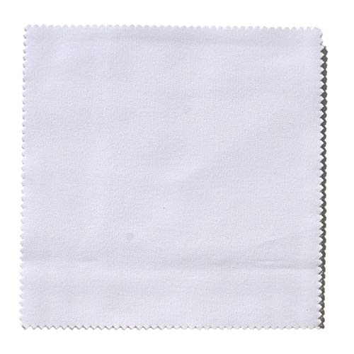 iNee Embroidery Fabric Squares Cotton, 10 Squares of 10 x 10-inch, White