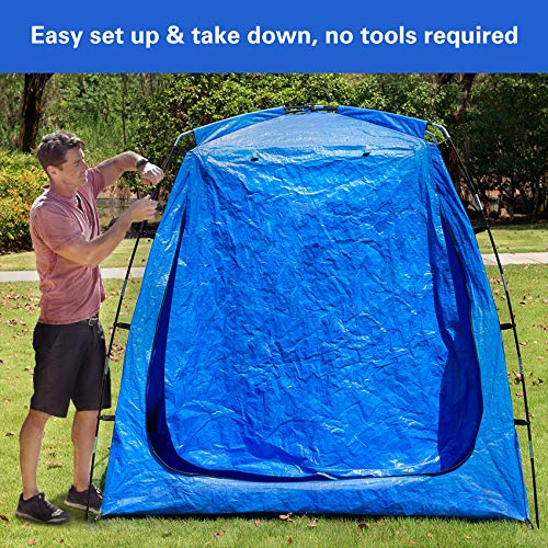 EighteenTek Storage Bike Tent, Bike shed -Waterproof, Heavy Duty, Foldable, Space Saving for 2-3 Bikes