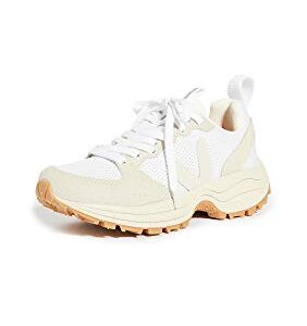 Veja Women's Venturi Trainer Sneakers, White Pierre/Natural, 6 Medium US