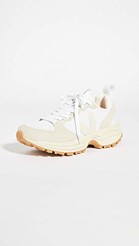 Veja Women's Venturi Trainer Sneakers, White Pierre/Natural, 6 Medium US