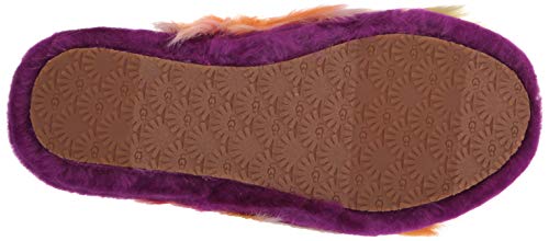 UGG girls K Fluff Yeah Slide Tie Dye Slipper, Berrylicious, 6 Big Kid US