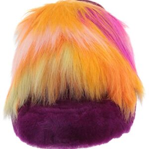 UGG girls K Fluff Yeah Slide Tie Dye Slipper, Berrylicious, 6 Big Kid US